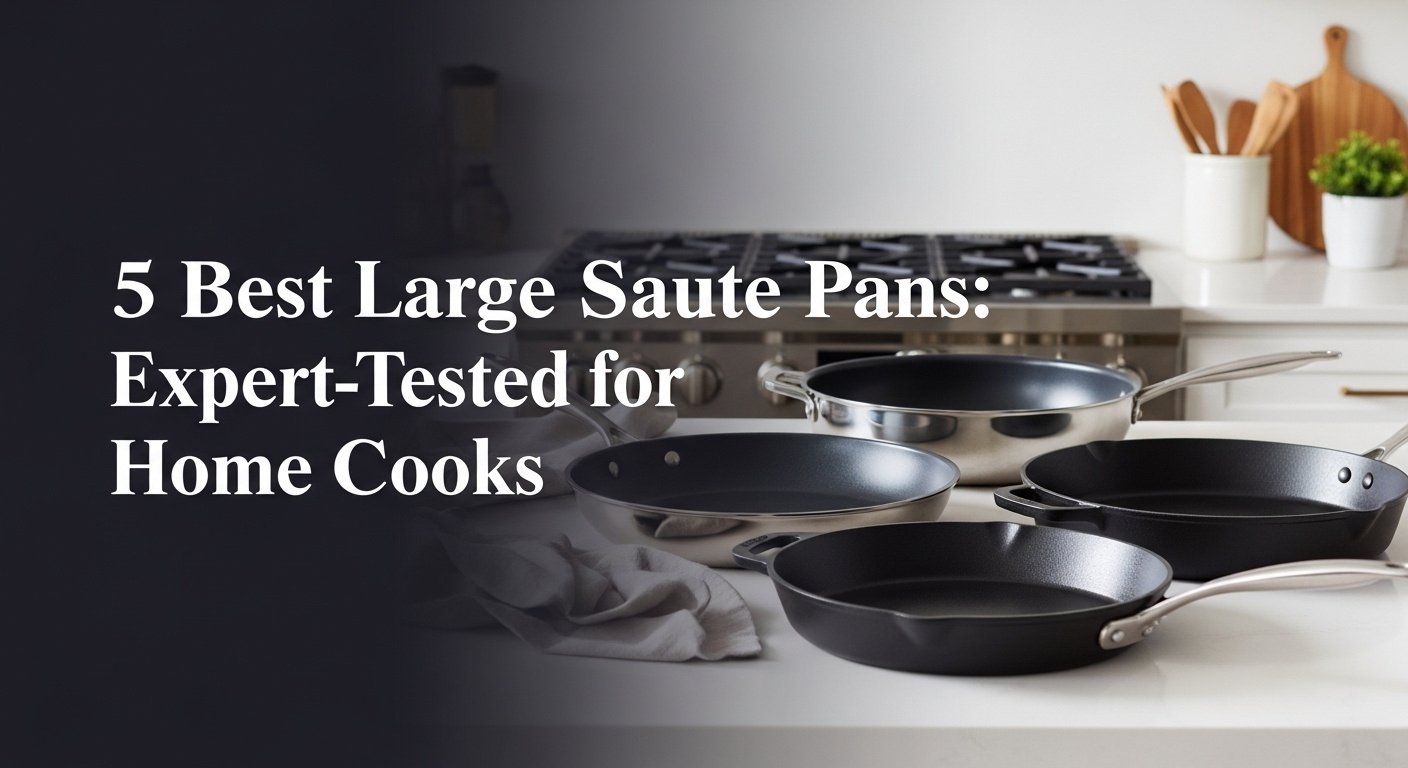 5 Best Large Saute Pans: Expert-Tested For Home Cooks