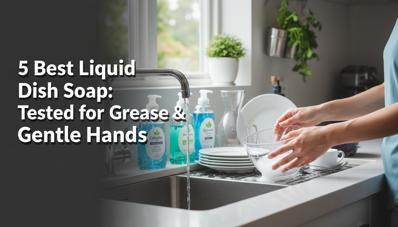 5 Best Liquid Dish Soap: Tested For Grease & Gentle Hands