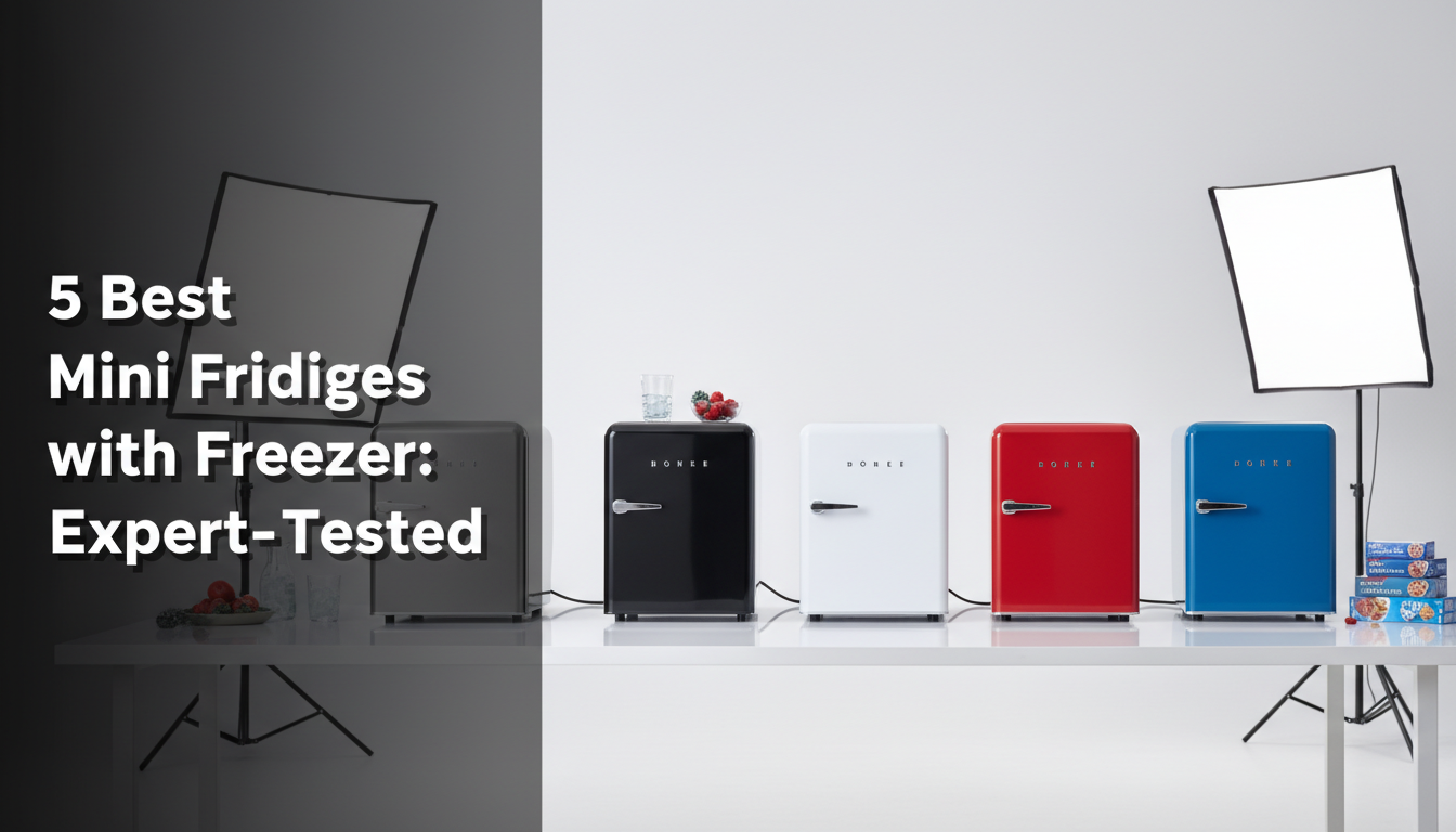 5 Best Mini Fridges With Freezer: Expert-Tested 2026