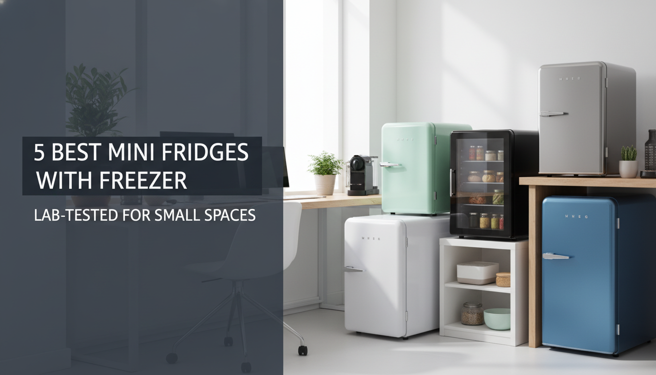 5 Best Mini Fridges With Freezer: Lab-Tested For Small Spaces
