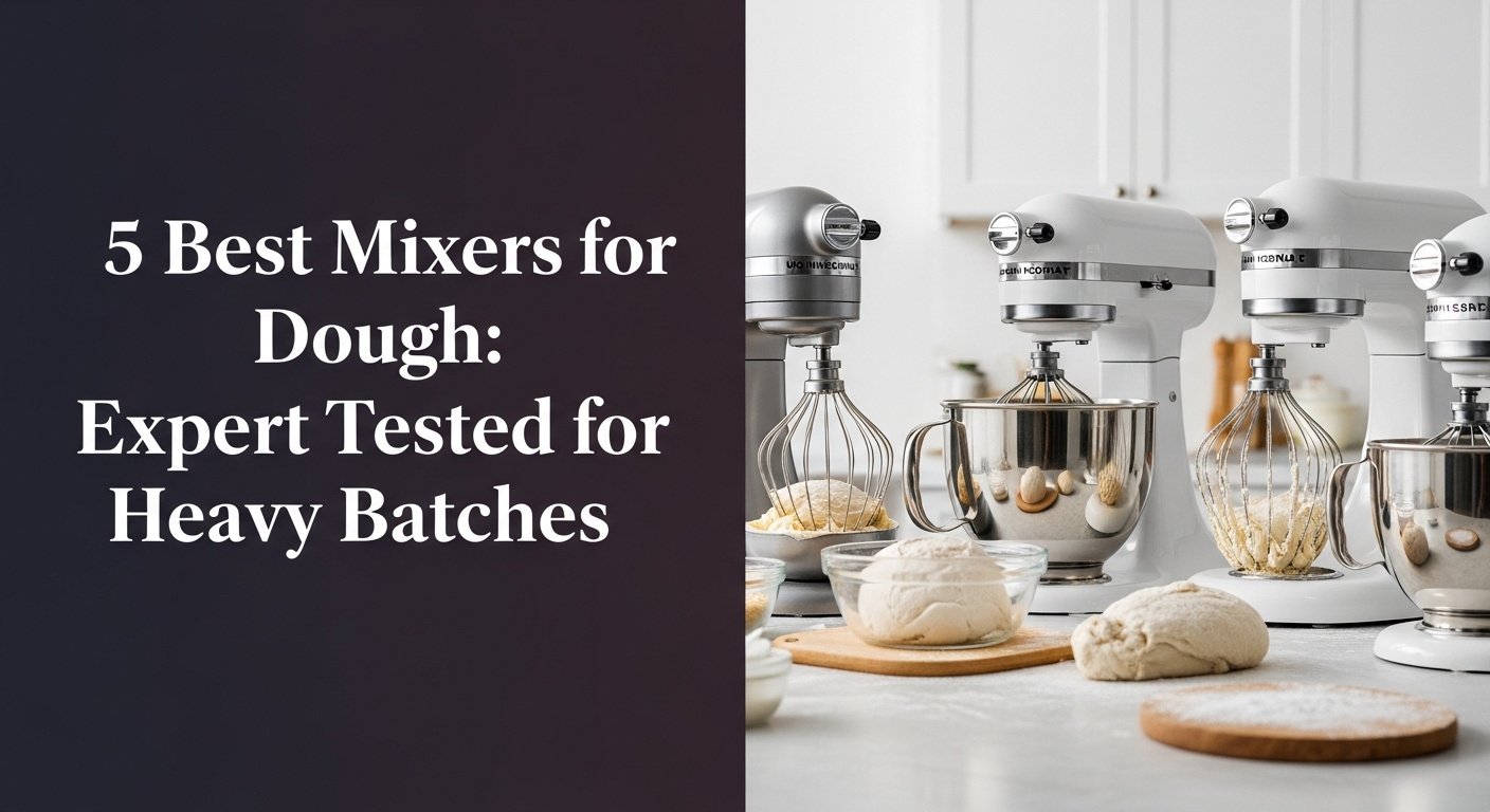 5 Best Mixers For Dough: Expert Tested For Heavy Batches