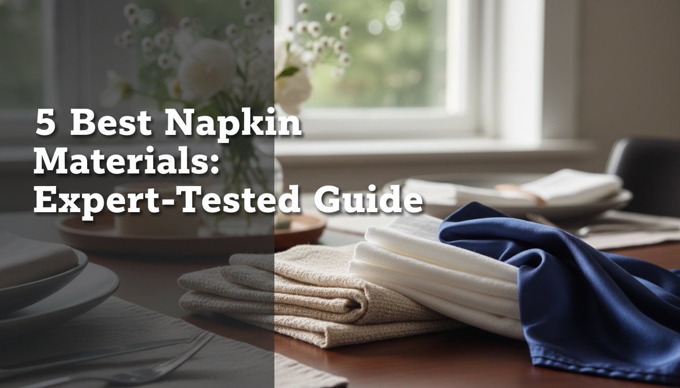 5 Best Napkin Materials In 2026: Expert-Tested Guide