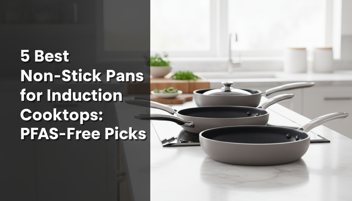 5 Best Non-Stick Pans For Induction Cooktops: PFAS-Free Picks 2026