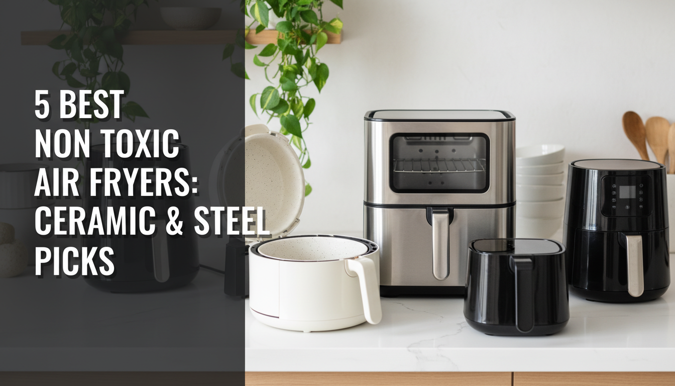 5 Best Non Toxic Air Fryers In 2026: Ceramic & Steel Picks