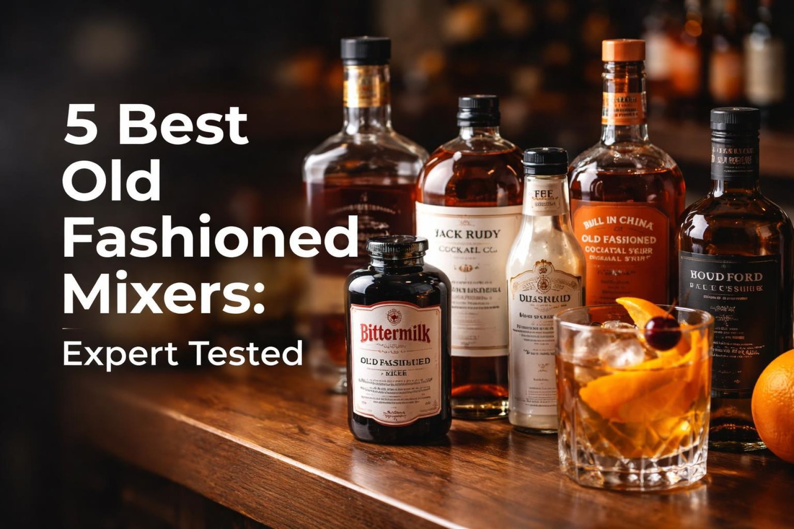 5 Best Old Fashioned Mixers: Expert Tested In 2026