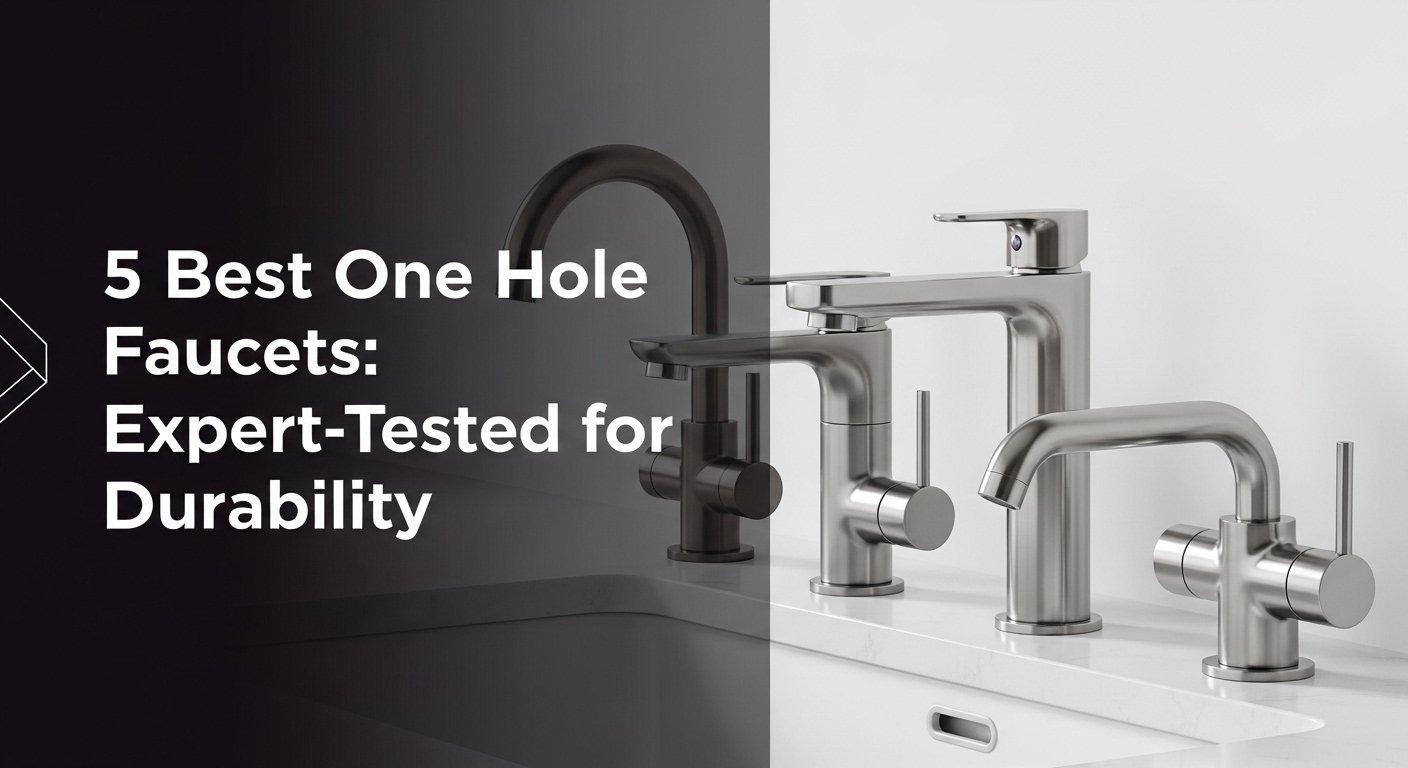 5 Best One Hole Faucets: Expert-Tested For Durability 2026