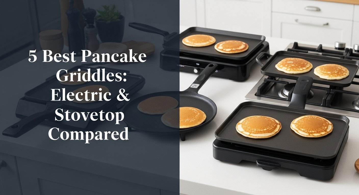 5 Best Pancake Griddles: Electric & Stovetop Compared