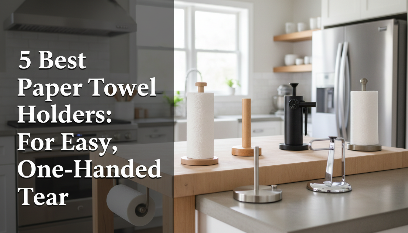 5 Best Paper Towel Holders: For Easy, One-Handed Tear