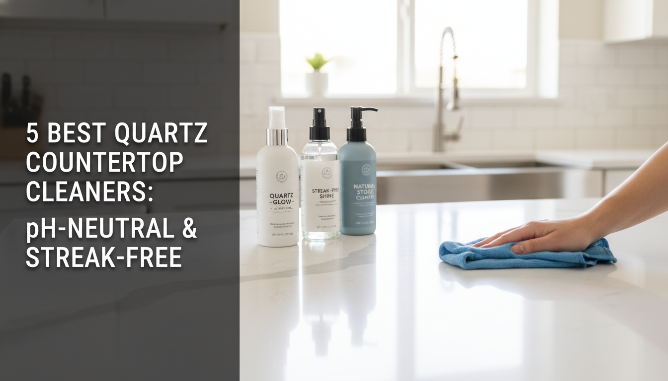 5 Best Quartz Countertop Cleaners: PH-Neutral & Streak-Free