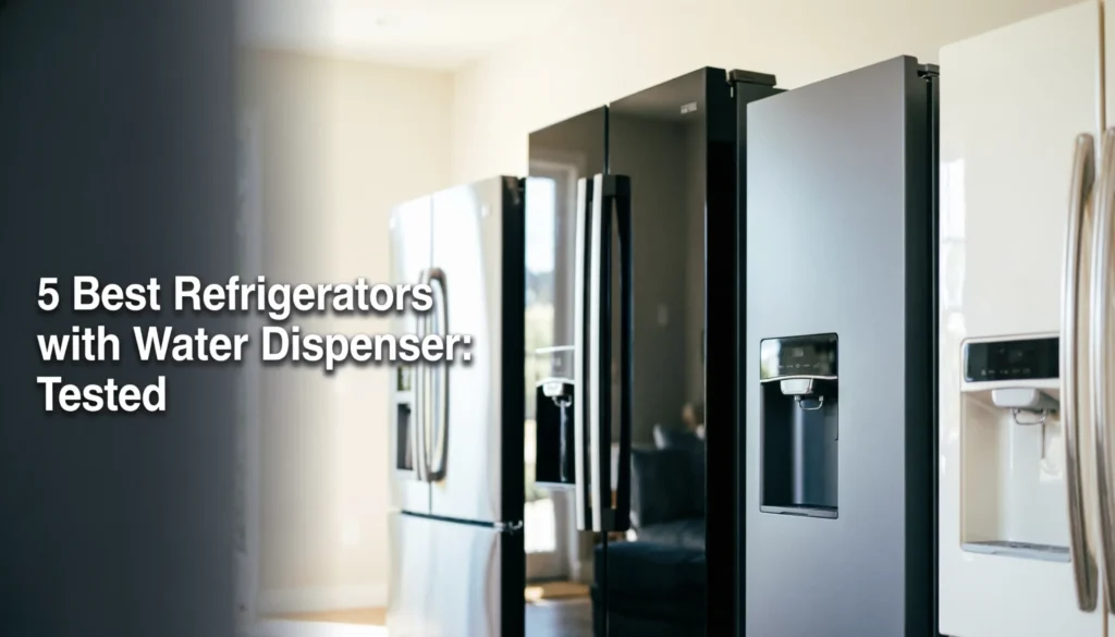 5 Best Refrigerators With Water Dispenser: 2026 Tested