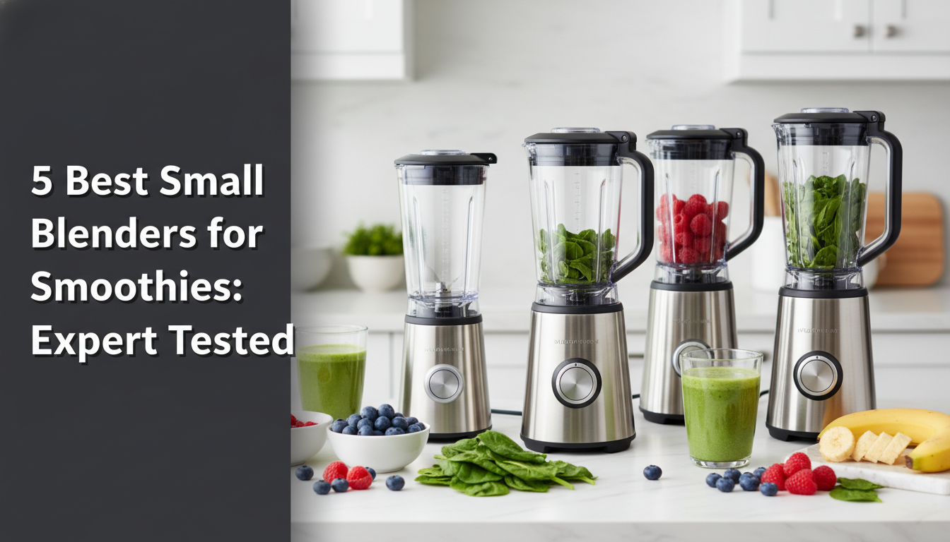5 Best Small Blenders For Smoothies: Expert Tested