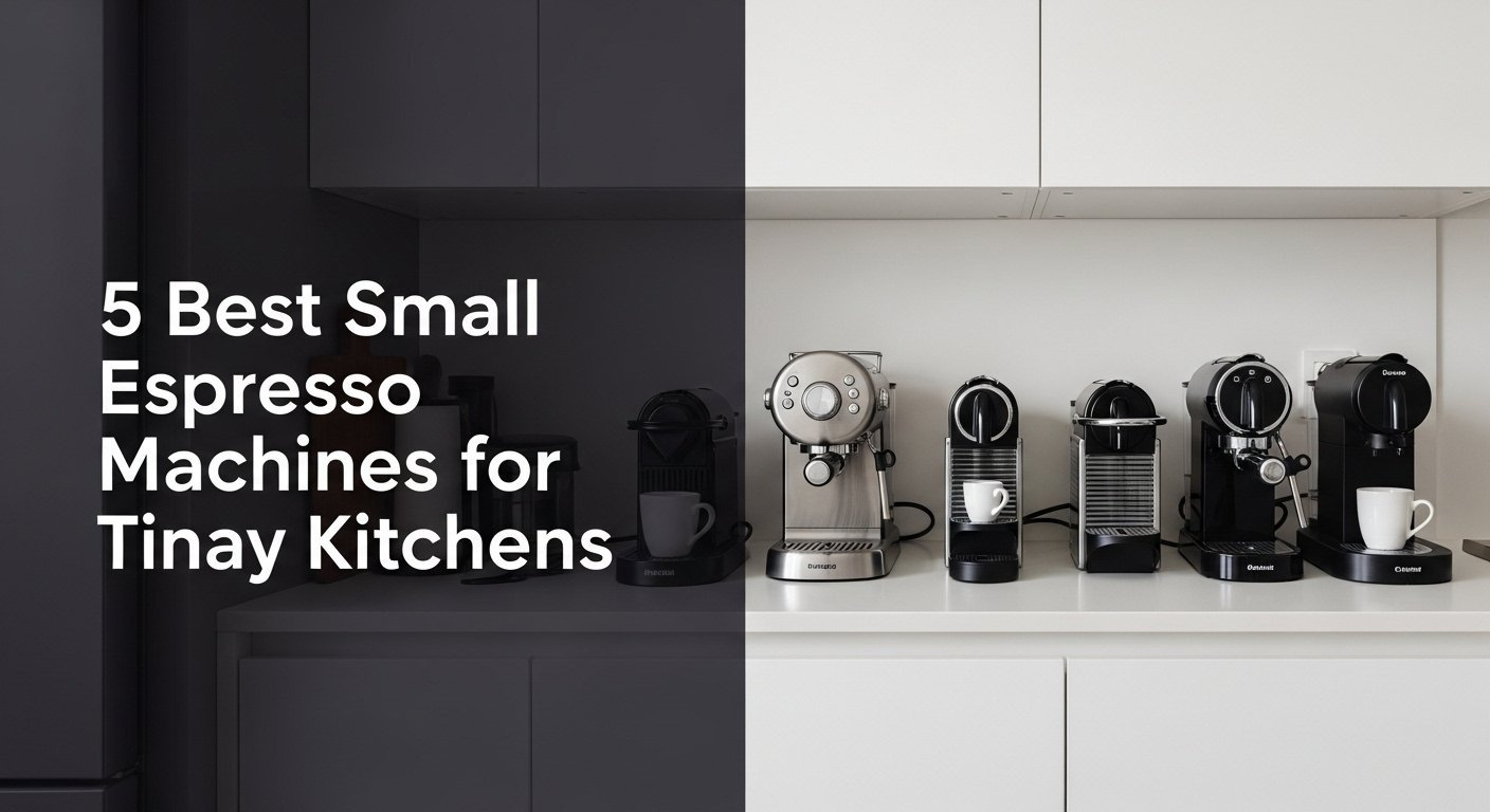 5 Best Small Espresso Machines For Tiny Kitchens