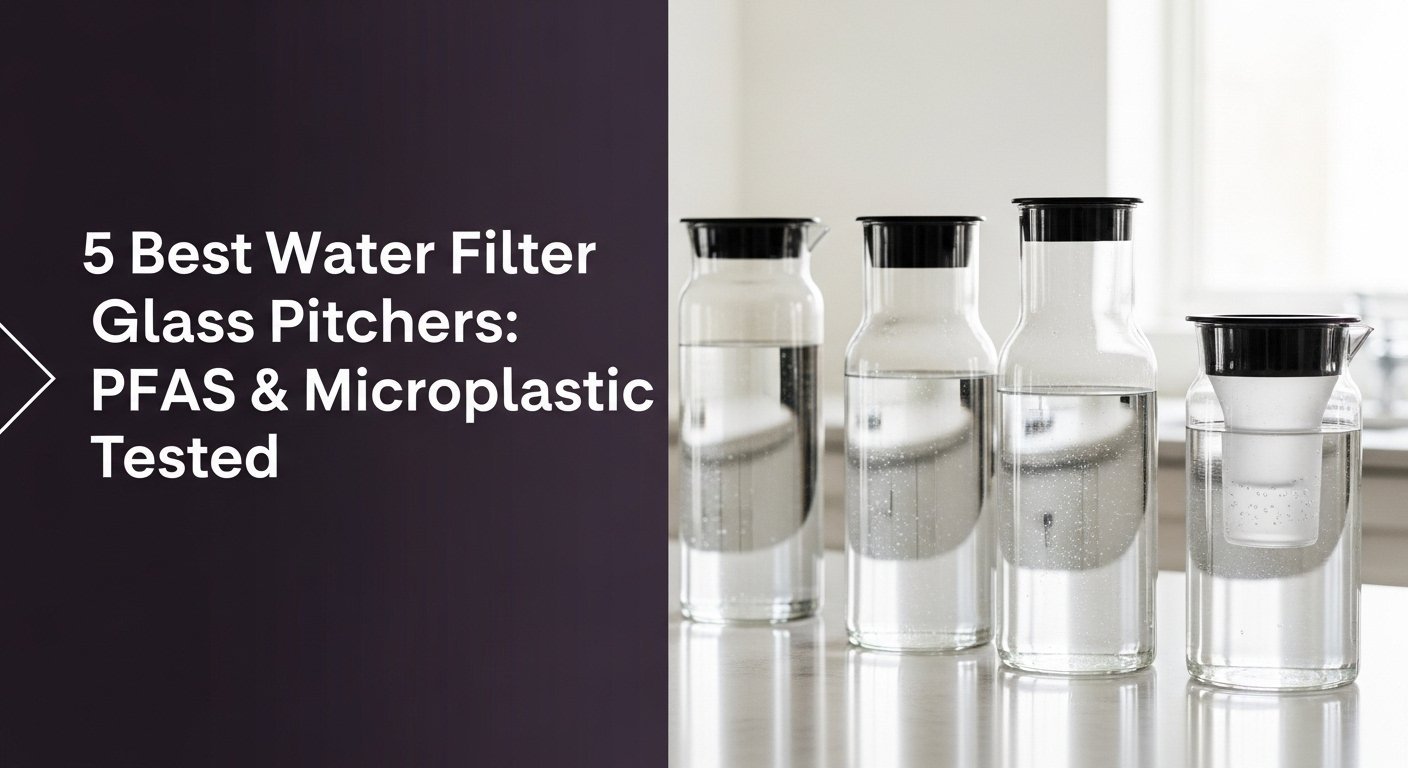 5 Best Water Filter Glass Pitchers: PFAS & Microplastic Tested 2026
