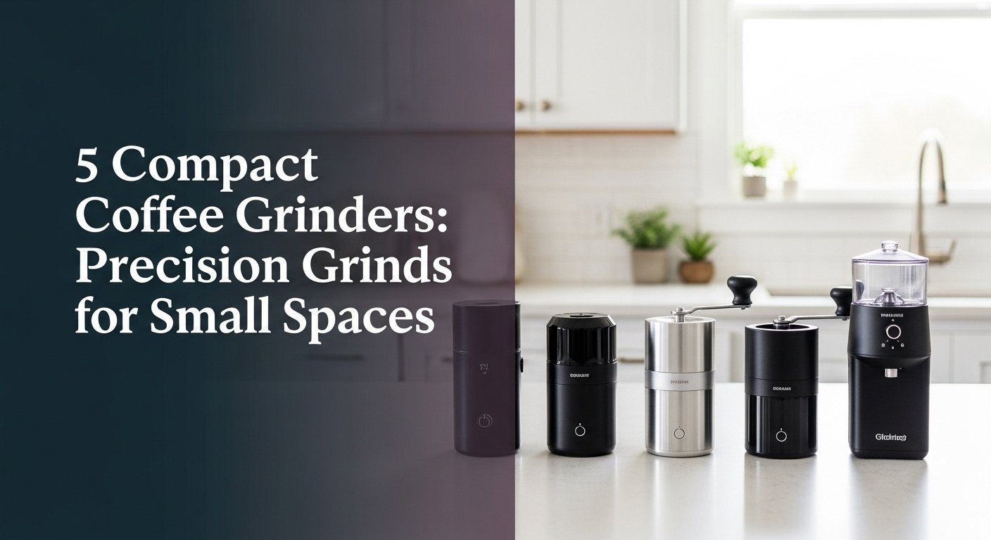 5 Compact Coffee Grinders: Precision Grinds For Small Spaces