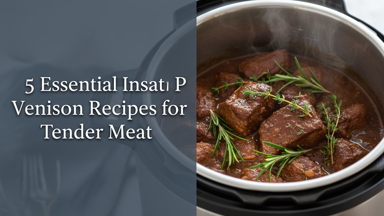 5 Essential Instant Pot Venison Recipes For Tender Meat