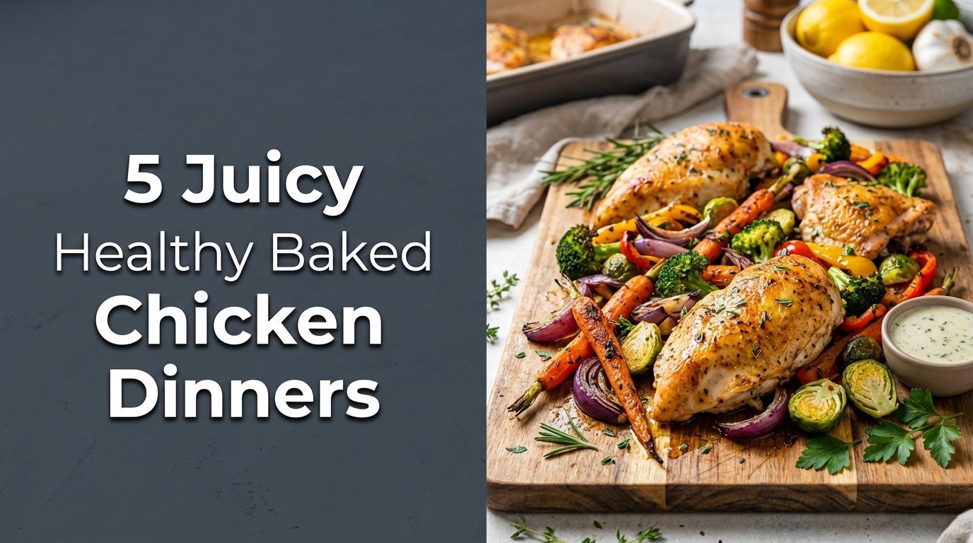 5 Juicy Healthy Baked Chicken Dinners For 2026