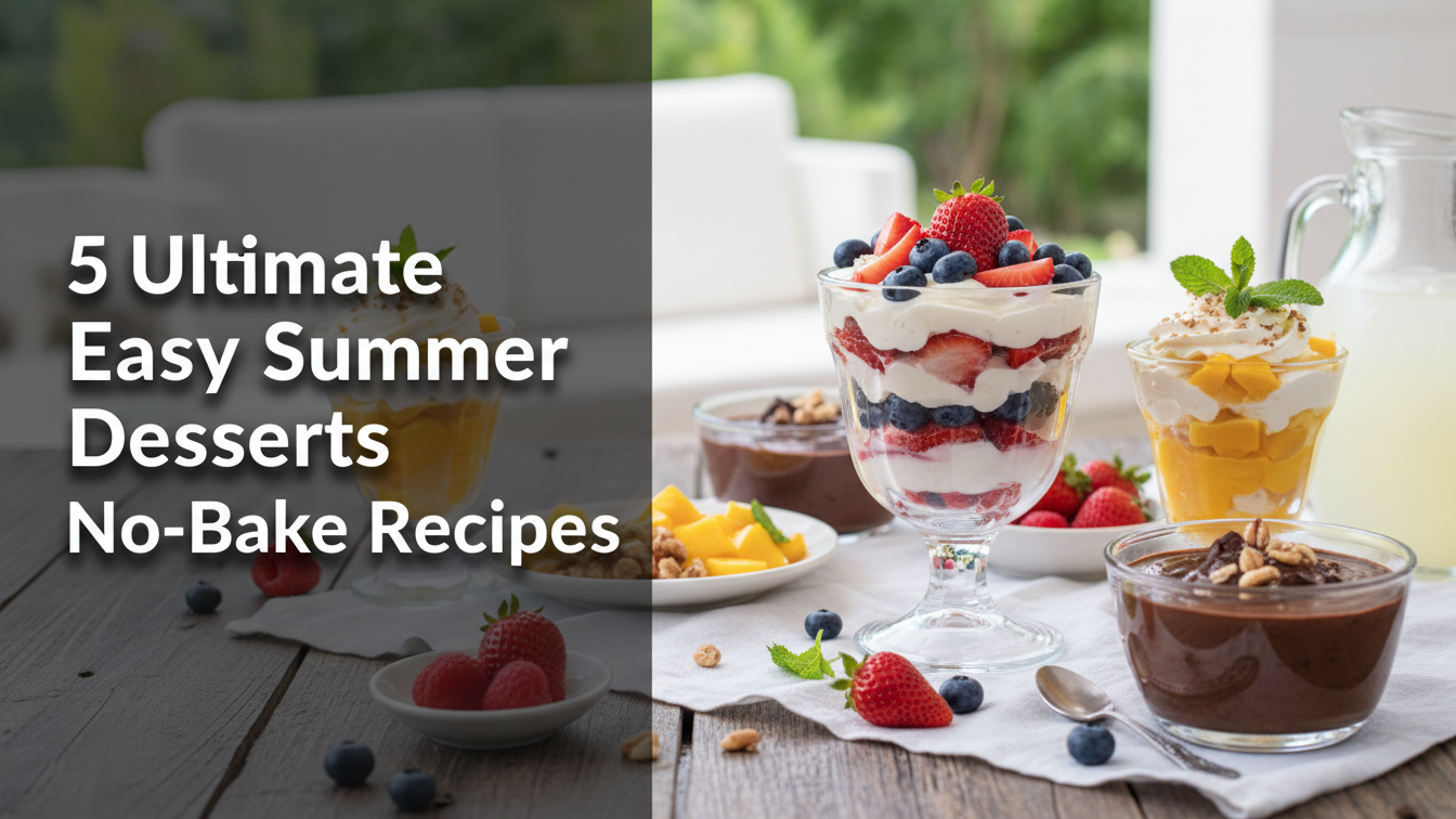 5 Ultimate Easy Summer Desserts No-Bake Recipes 2026