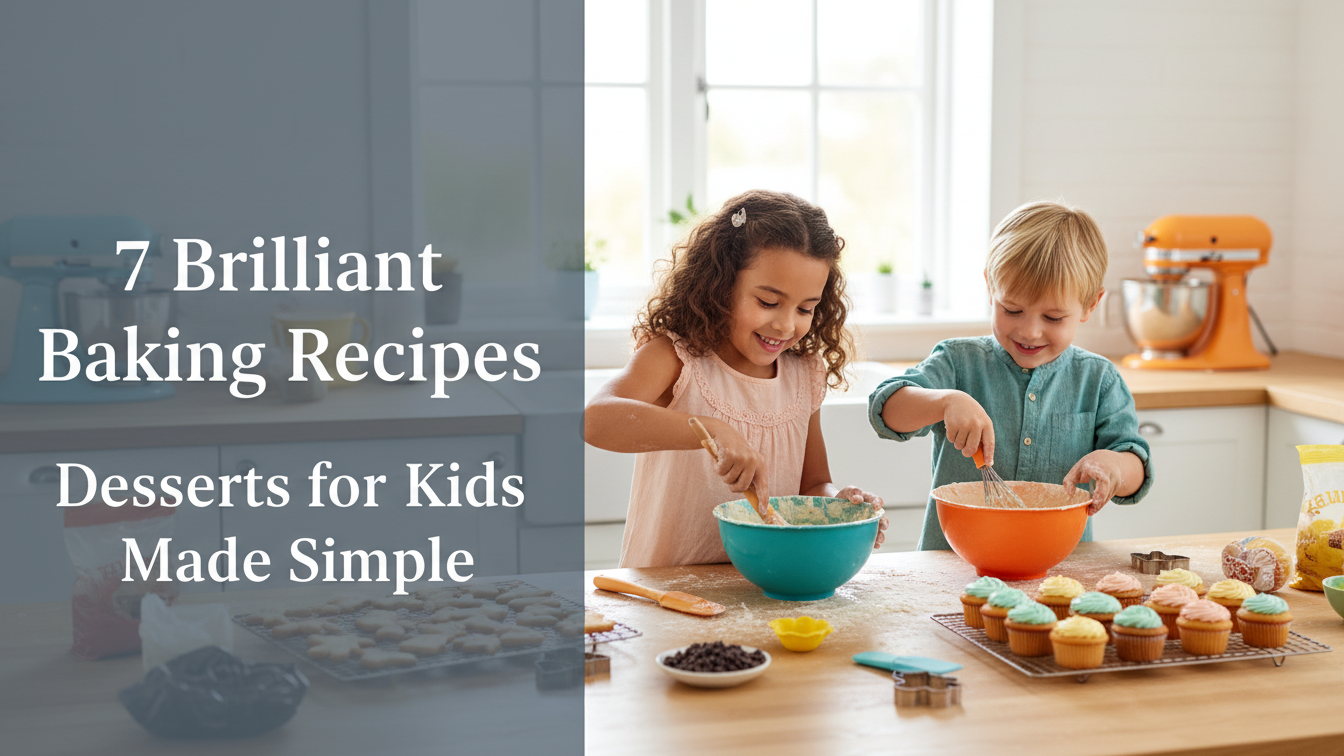 7 Brilliant Baking Recipes Desserts For Kids Made Simple