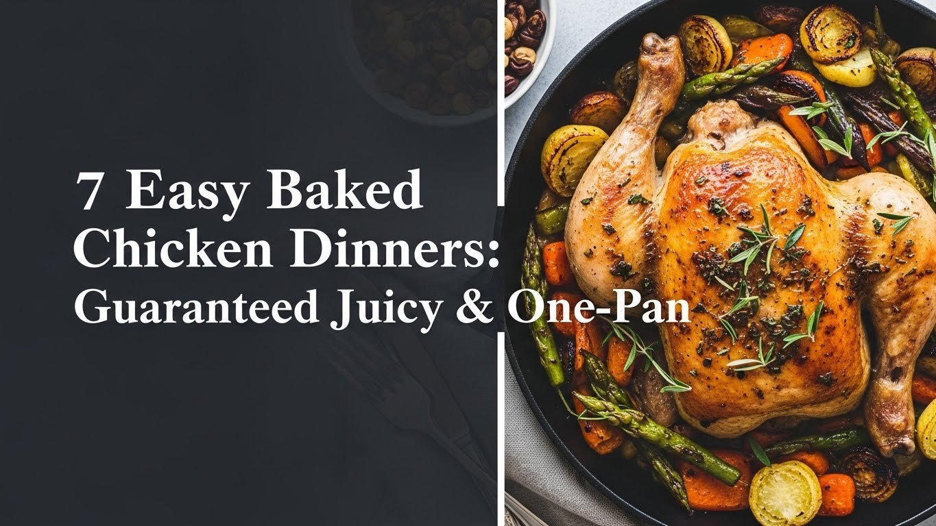 7 Easy Baked Chicken Dinners: Guaranteed Juicy & One-Pan
