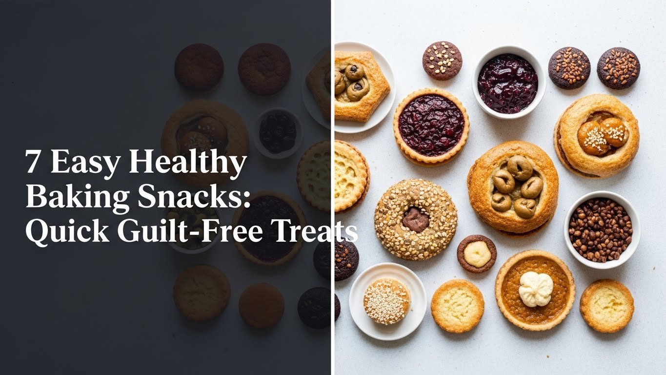 7 Easy Healthy Baking Snacks: Quick Guilt-Free Treats