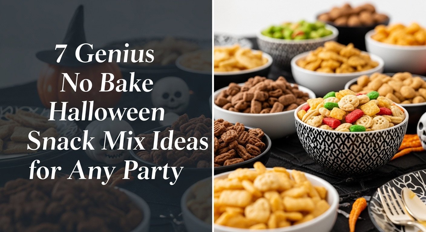 7 Genius No Bake Halloween Snack Mix Ideas For Any Party