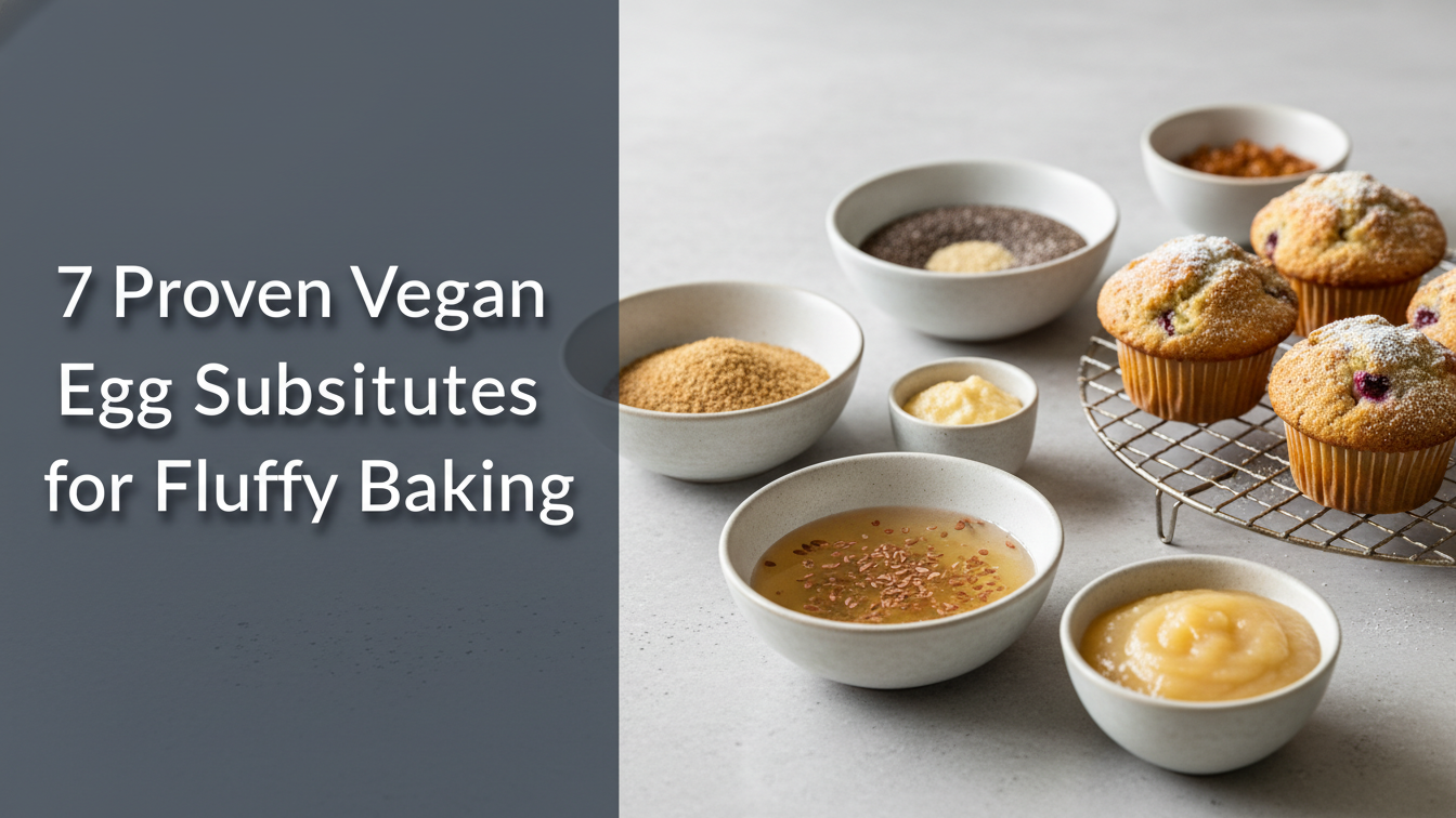 7 Proven Vegan Egg Substitutes For Fluffy Baking