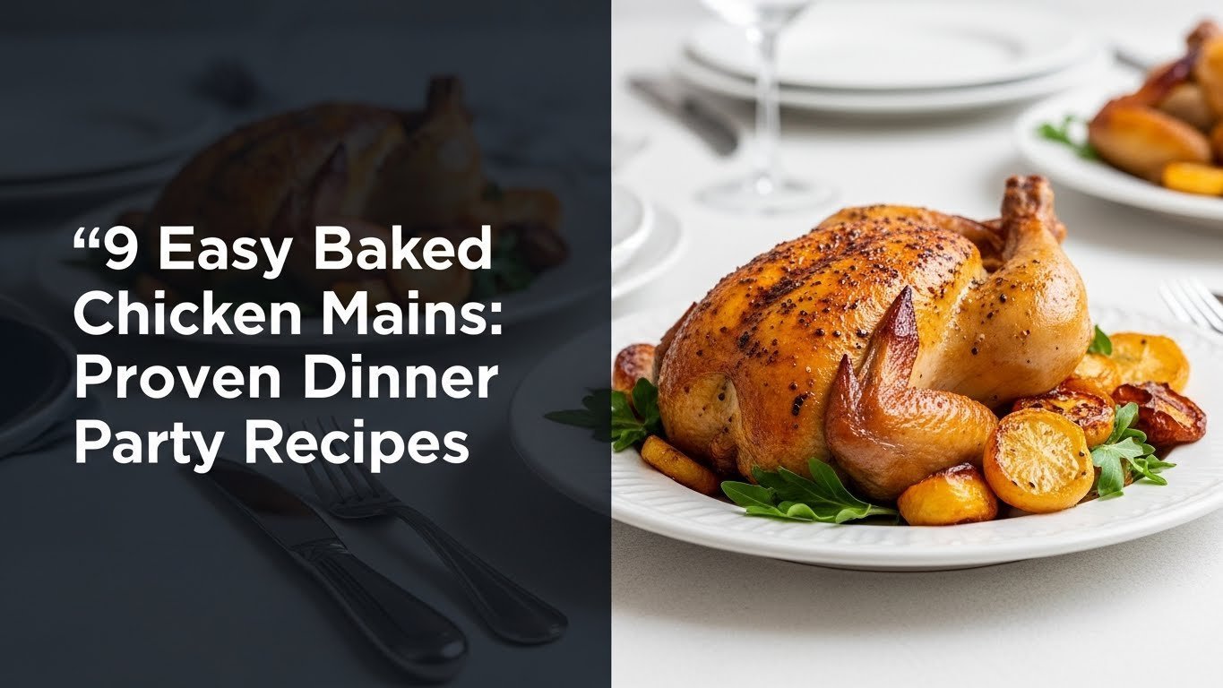 9 Easy Baked Chicken Mains: Proven Dinner Party Recipes