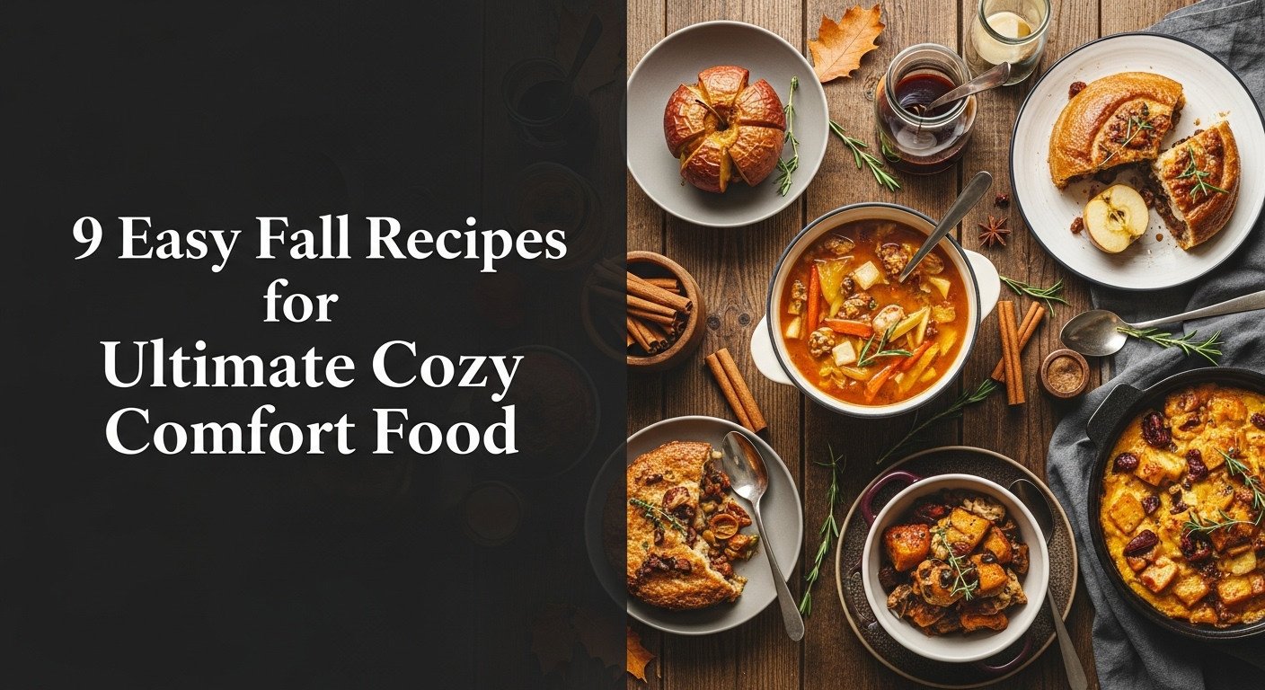 9 Easy Fall Recipes For Ultimate Cozy Comfort Food
