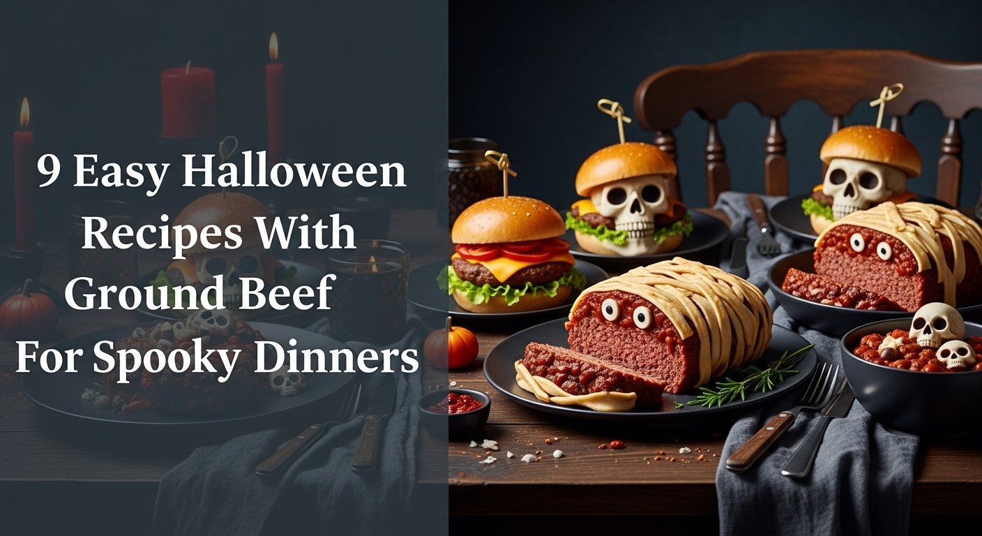 9 Easy Halloween Recipes With Ground Beef For Spooky Dinners