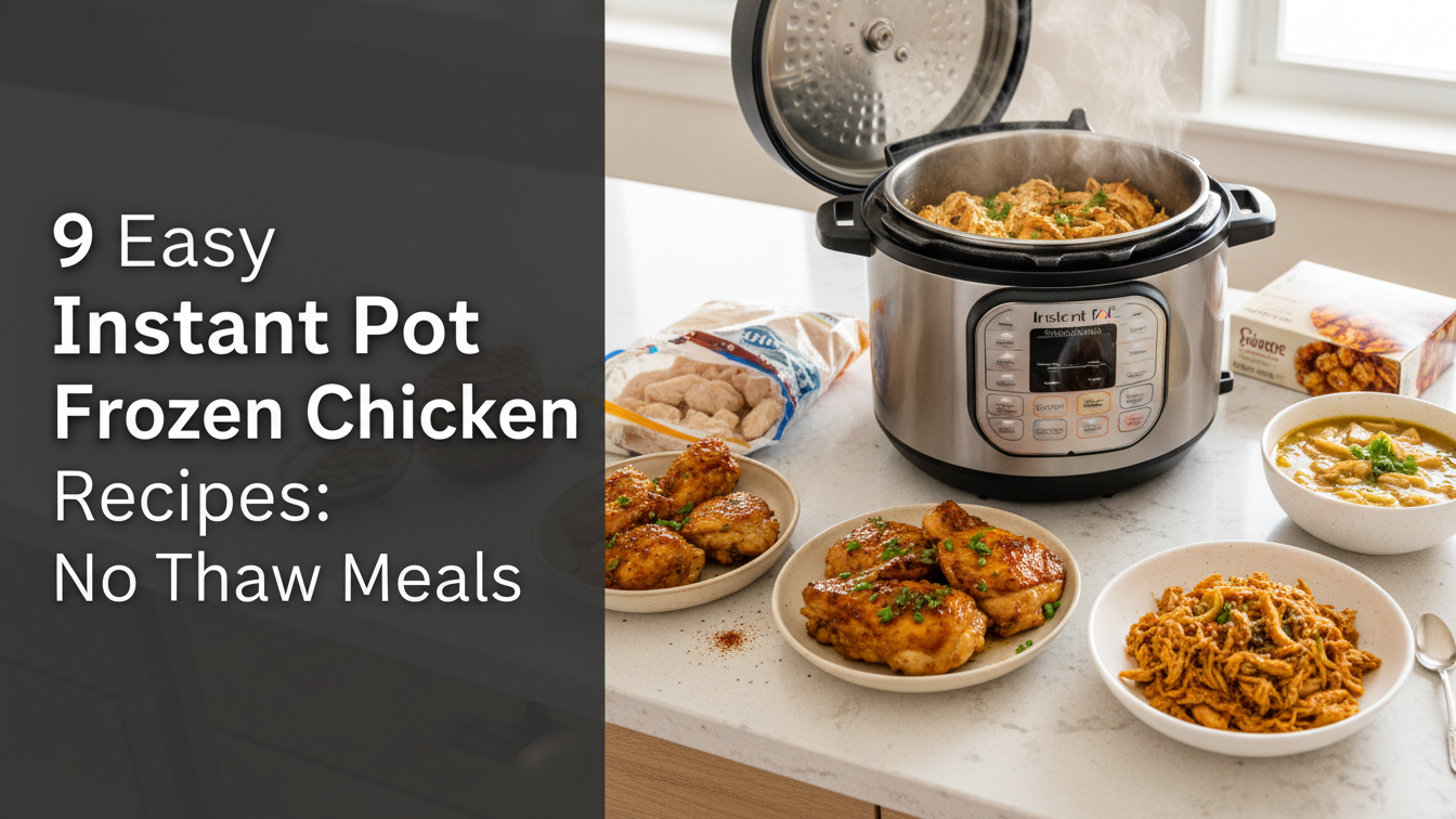 9 Easy Instant Pot Frozen Chicken Recipes: No Thaw Meals