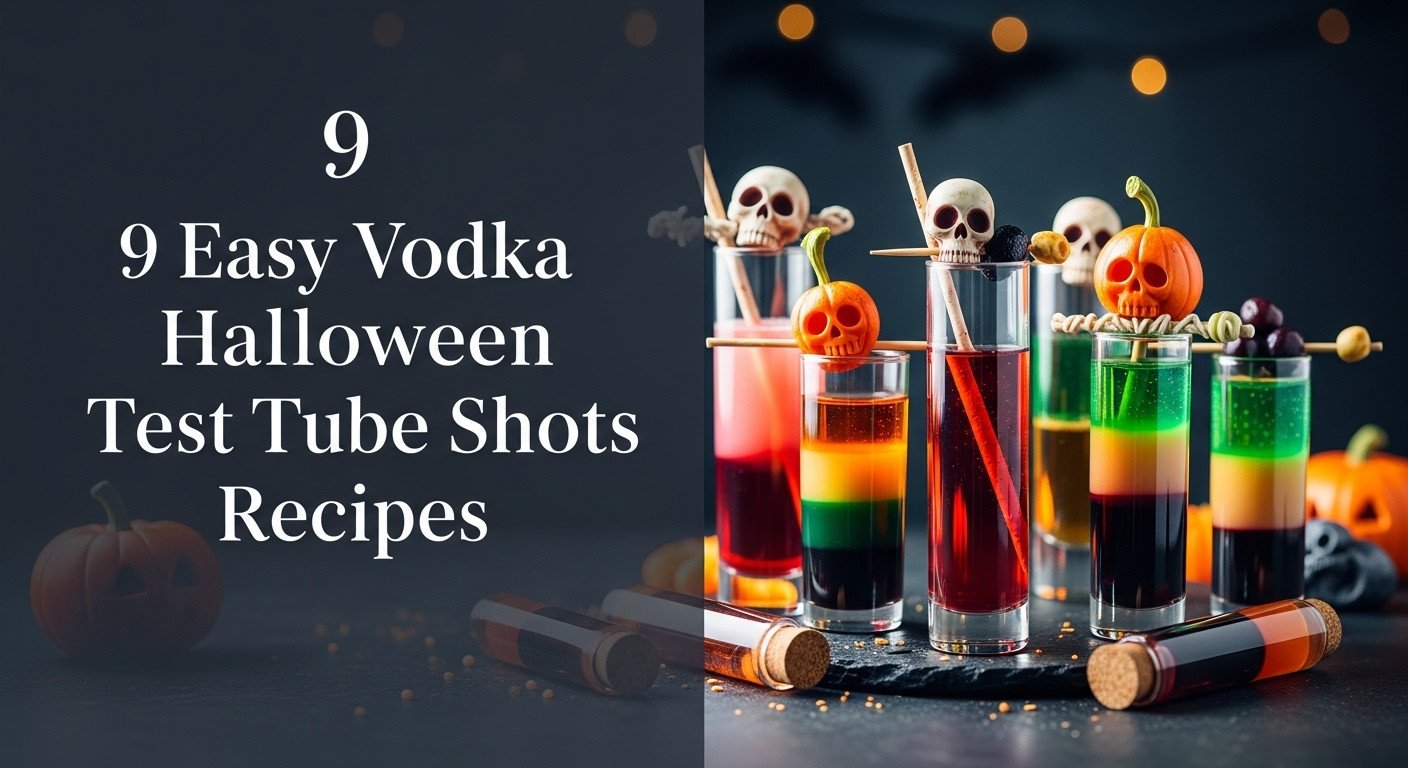 9 Easy Vodka Halloween Test Tube Shots Recipes