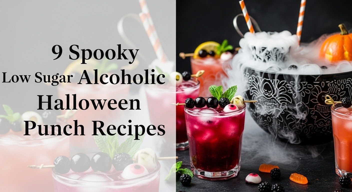 9 Spooky Low Sugar Alcoholic Halloween Punch Recipes 2026