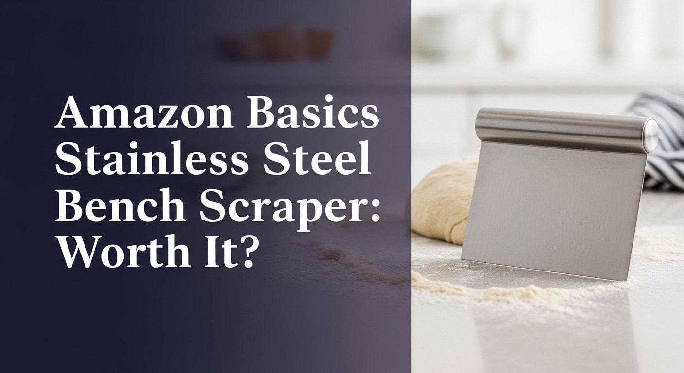 Amazon Basics Stainless Steel Bench Scraper: Worth It?