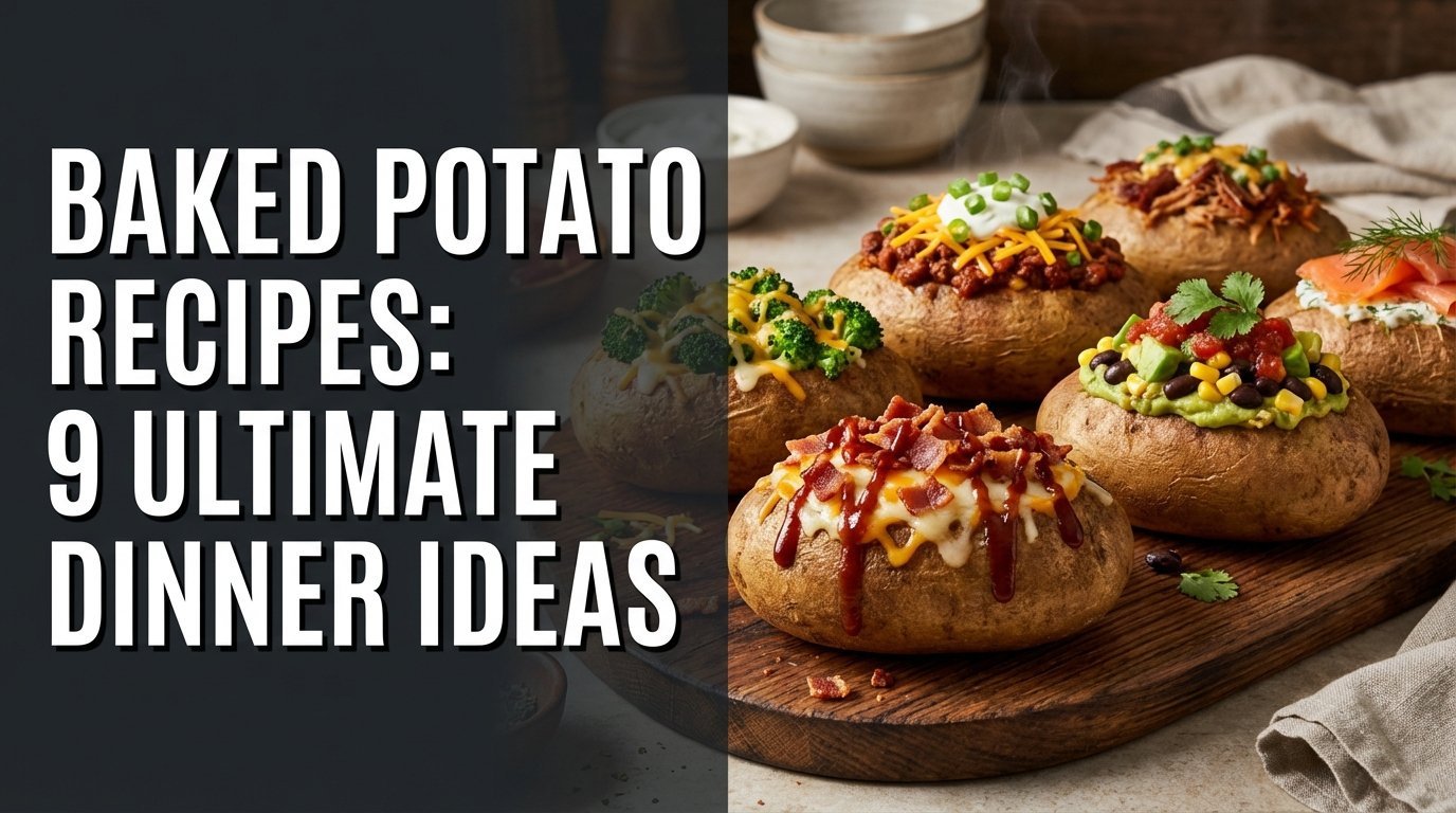 Baked Potato Recipes: 9 Ultimate Dinner Ideas For 2026