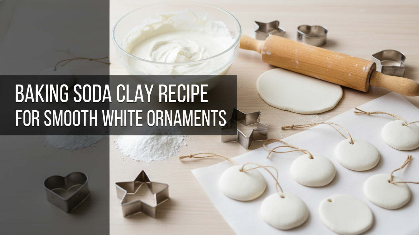 Baking Soda Clay Recipe For Smooth White Ornaments 2026