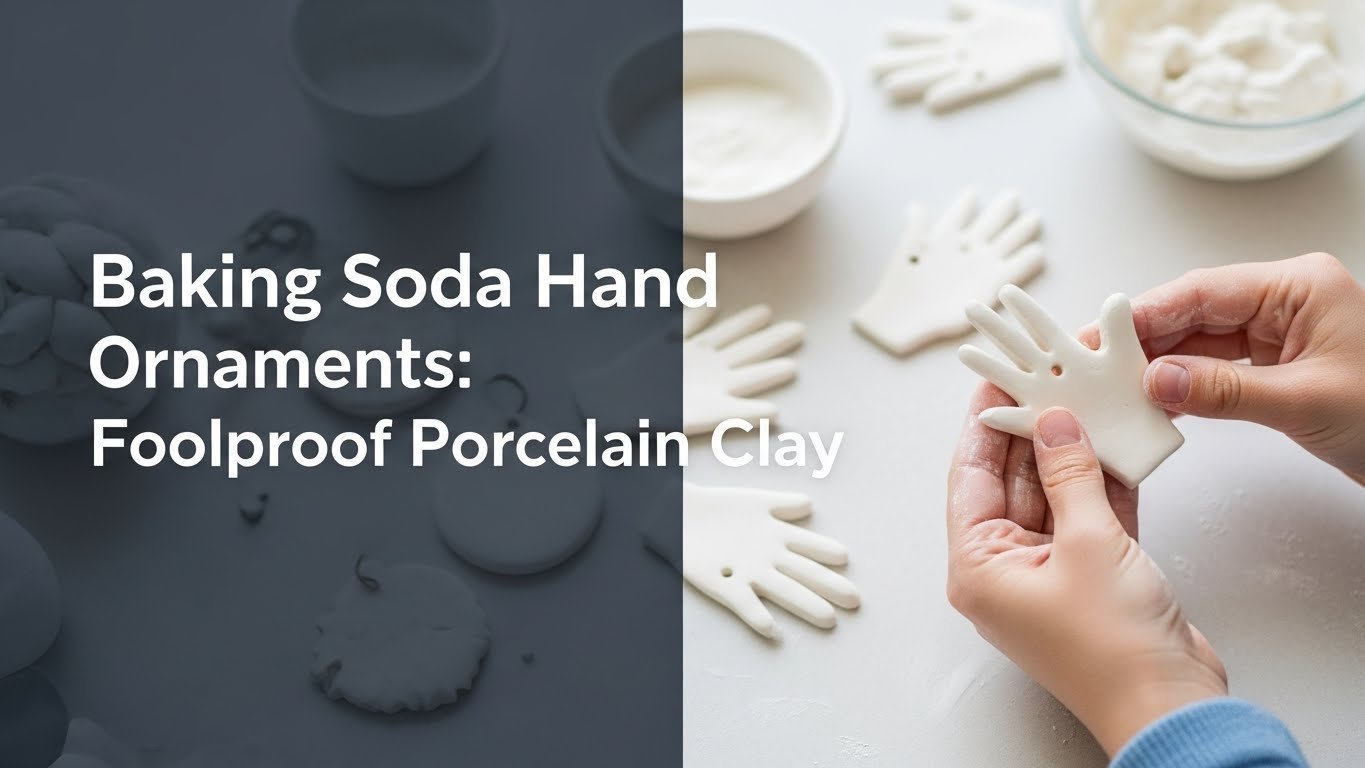 Baking Soda Hand Ornaments: Foolproof Porcelain Clay 2026