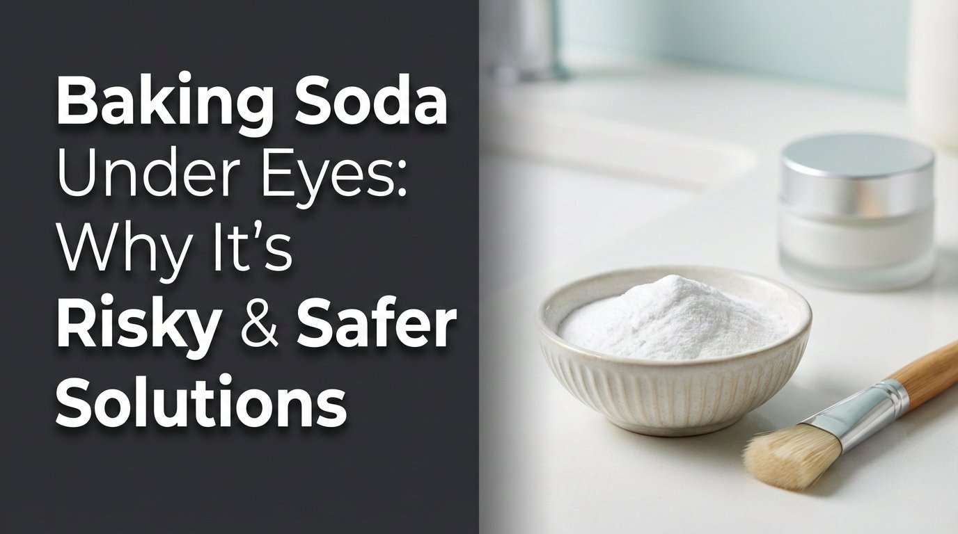 Baking Soda Under Eyes: Why It's Risky & Safer Solutions