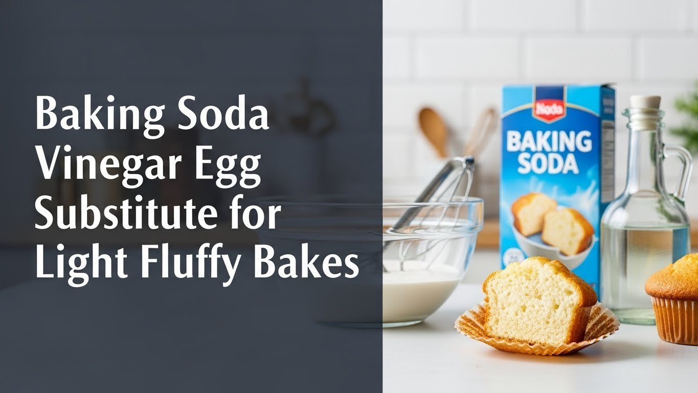 Baking Soda Vinegar Egg Substitute For Light Fluffy Bakes