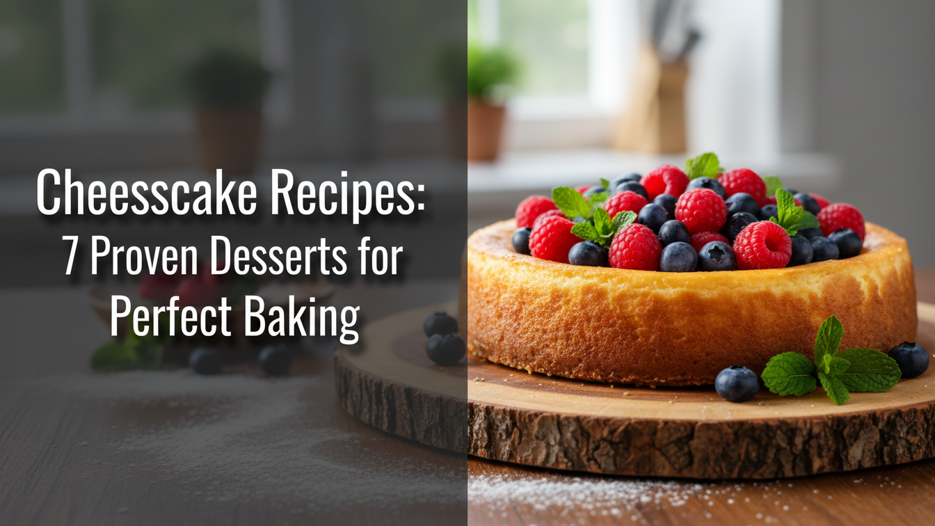 Cheesecake Recipes: 7 Proven Desserts For Perfect Baking