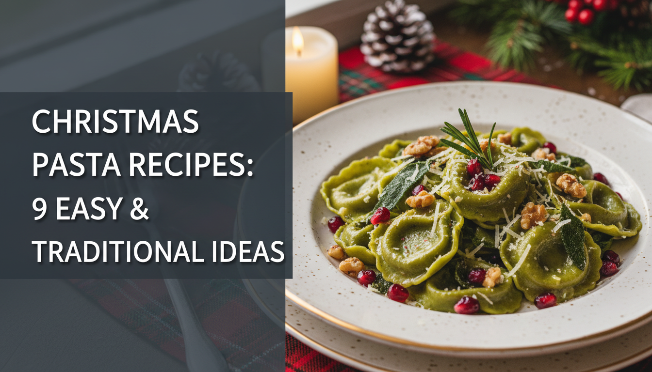 Christmas Pasta Recipes: 9 Easy & Traditional Ideas For 2026