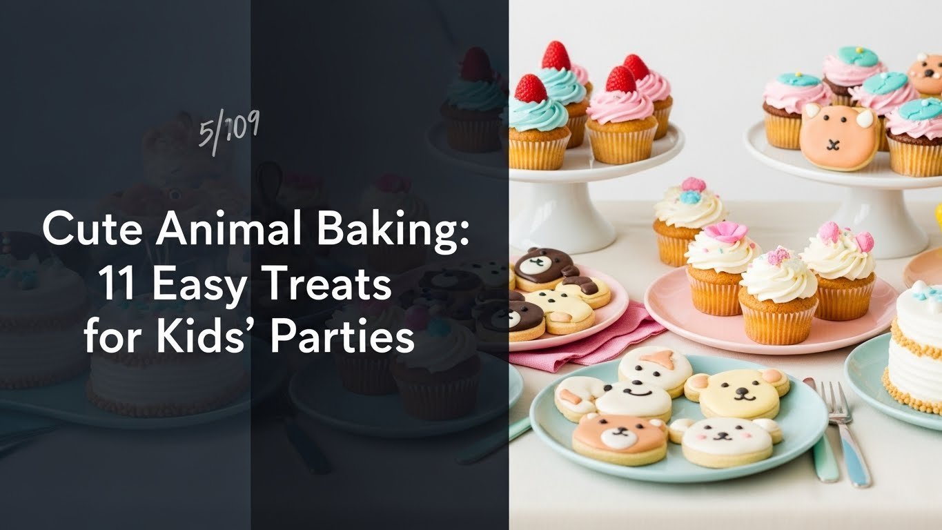 Cute Animal Baking: 11 Easy Treats For Kids' Parties