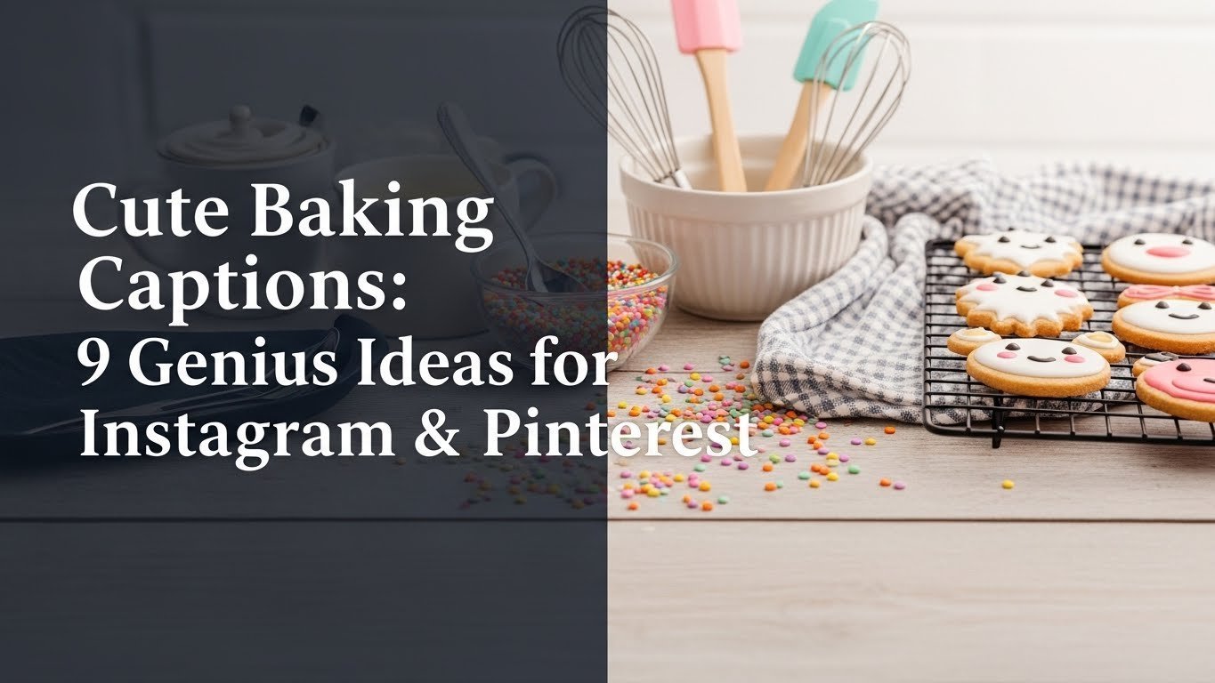 Cute Baking Captions: 9 Genius Ideas For Instagram & Pinterest