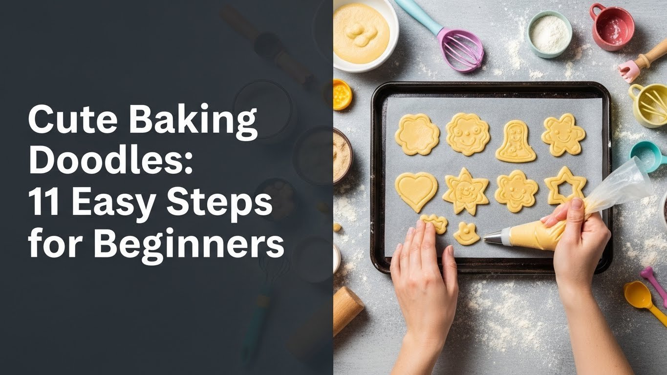 Cute Baking Doodles: 11 Easy Steps For Beginners