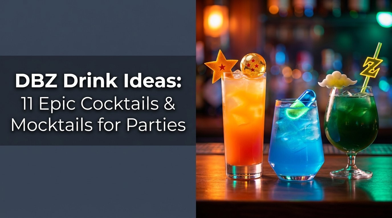 DBZ Drink Ideas: 11 Epic Cocktails & Mocktails For Parties