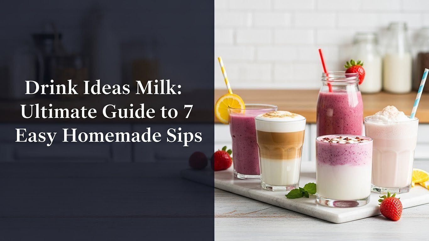 Drink Ideas Milk: Ultimate Guide To 7 Easy Homemade Sips