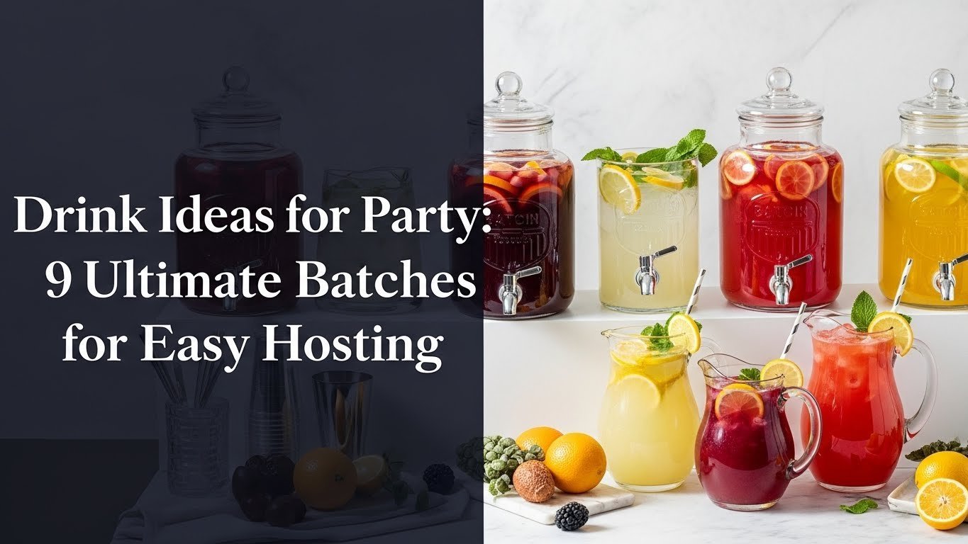 Drink Ideas For Party: 9 Ultimate Batches For Easy Hosting
