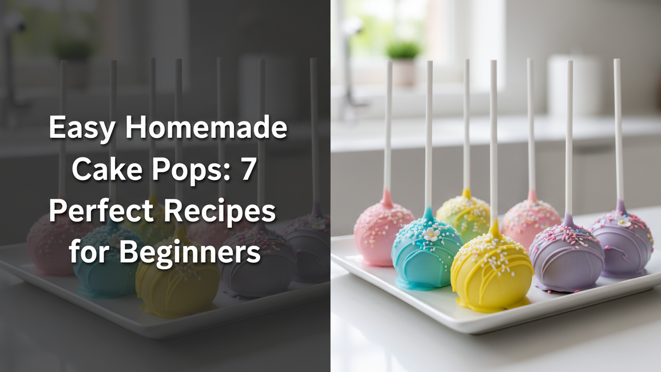Easy Homemade Cake Pops: 7 Perfect Recipes For Beginners