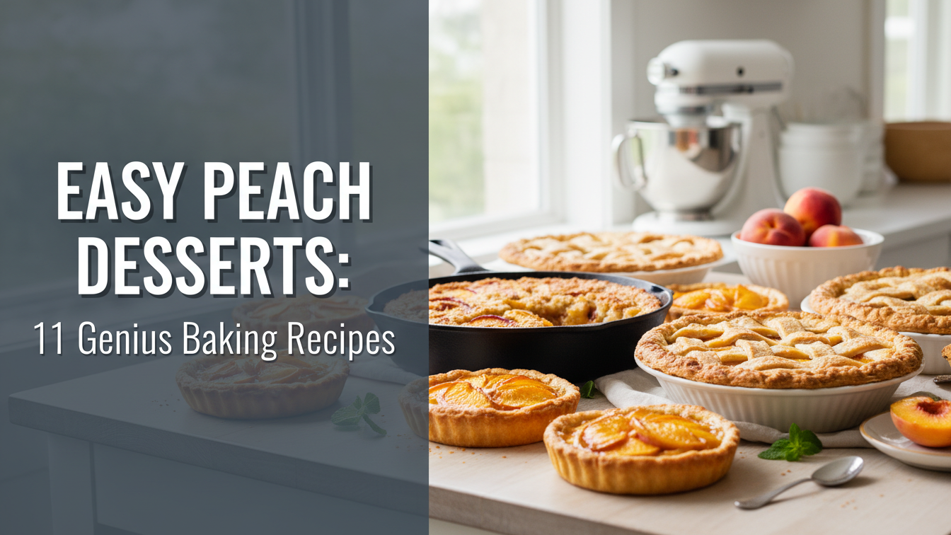 Easy Peach Desserts: 11 Genius Baking Recipes February 2026