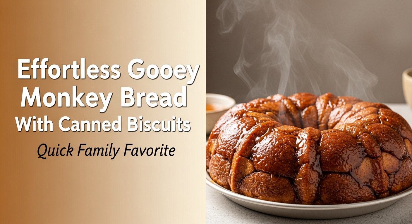 Effortless Gooey Monkey Bread With Canned Biscuits