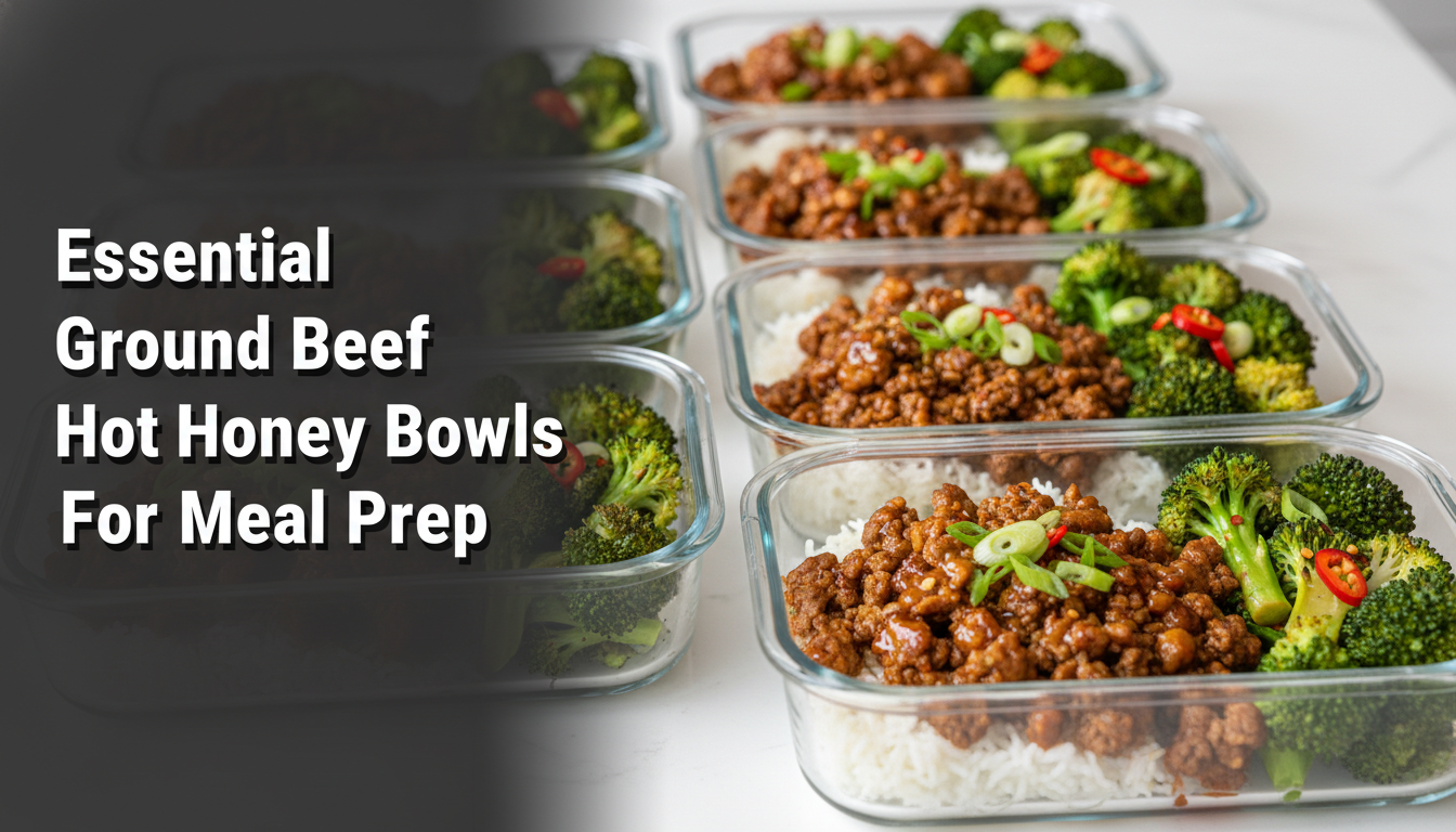 Essential Ground Beef Hot Honey Bowls For 2026 Meal Prep